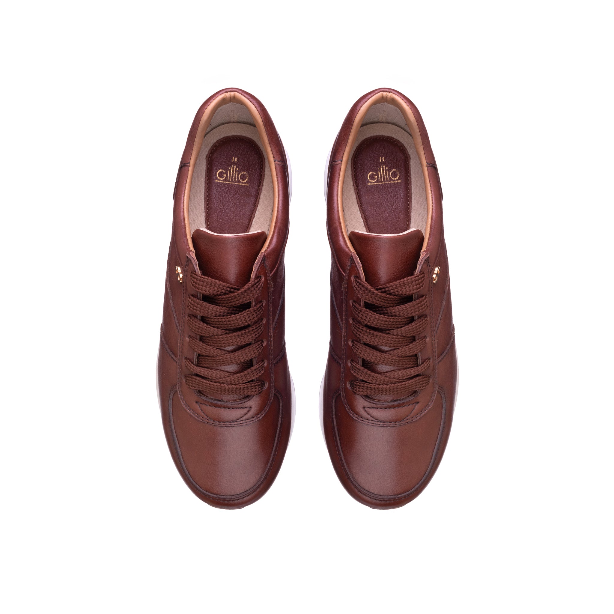 TENIS SERENA CAFÉ Gillio hecho en piel y a mano en México – GILLIO.MX